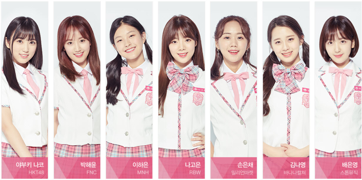 PRODUCE 48 Telah Mengumumkan Top 58 Trainee - Japanese Music ID