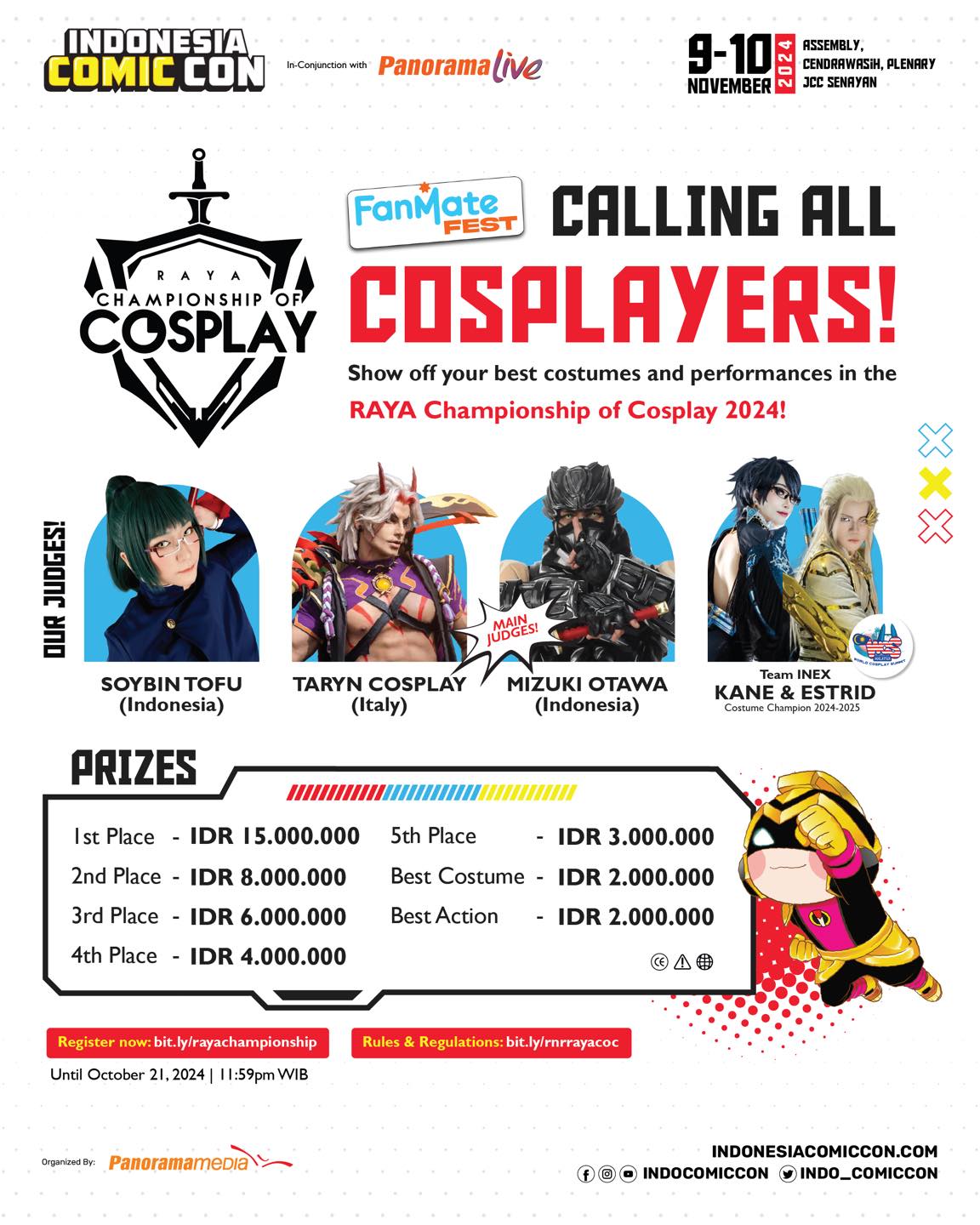 Indonesia Comic Con 2024 Akan Hadir Kembali di JCC Senayan - Japanese ...